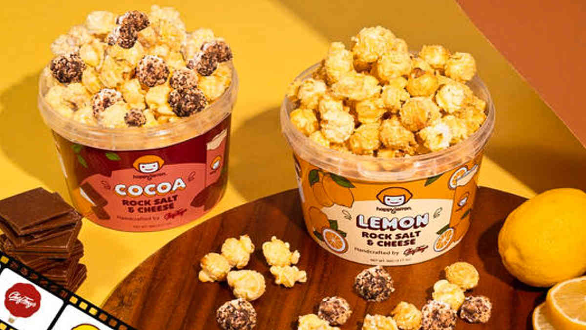 Happy Lemon Collabs with Chef Tony for Milktea Flavored Popcorn | Booky